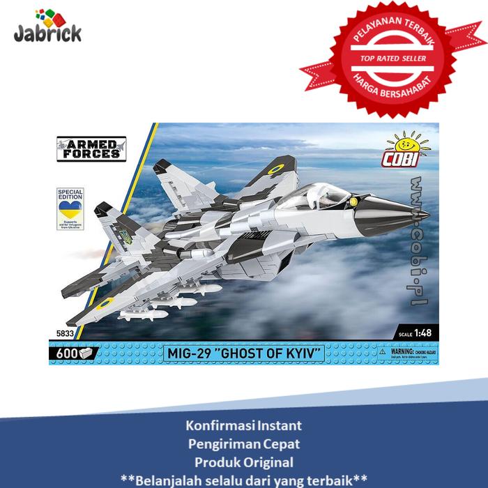 Jual Cobi 5833 Mig-29 Ghost Of Kyiv Ukraine Fighter Pilot Exec Edition ...