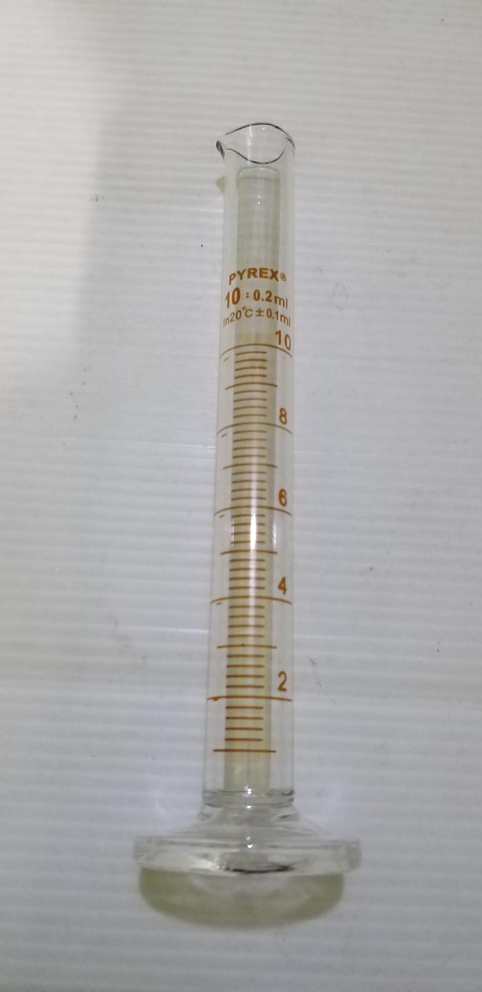 Jual Measuring Cylinder / gelas ukur 10 ml - PYREX | Alat Laboratorium ...