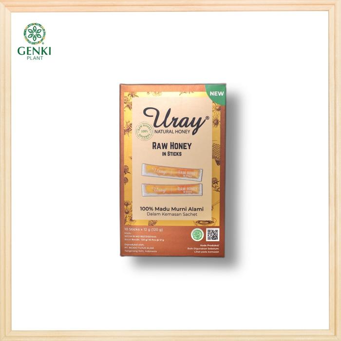 Promo Uray Raw Honey In Stick (Madu Hutan Uray Sachet) - 1 box (10 ...