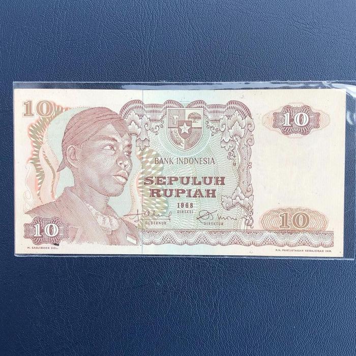 Jual 10 Rupiah 1968 seri Soedirman watermark Garuda Pancasila KFK029074 ...