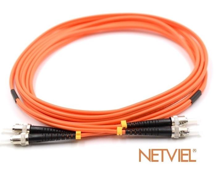 Jual Netviel Patch Cord ST-ST Duplex Multimode 50/125um 40 meter ...