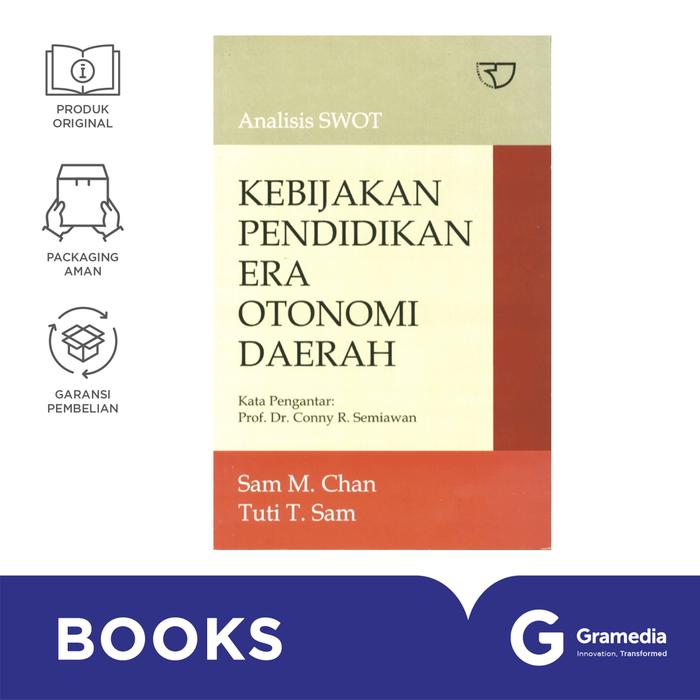 Jual Analisis Swot: Kebijakan Pendidikan Era Otonomi Daerah - Jakarta ...