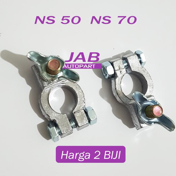 Jual Kepala Aki Timah Mobil Lobang Besar NS50 NS70 - Kab. Sleman - JAB Autopart | Tokopedia