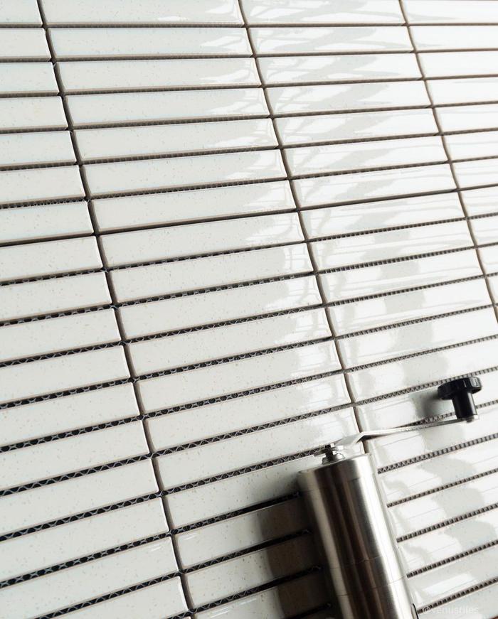 Jual Venus Tiles Tipe Pottery Striped Snowy - Backspalsh Tile - Kota ...