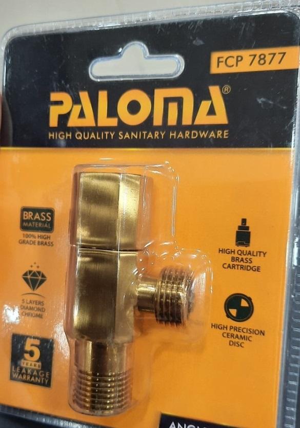 Jual PALOMA SATIN GOLD FCP 7877 KERAN STOP TOILET VALVE SHOWER STOP ...