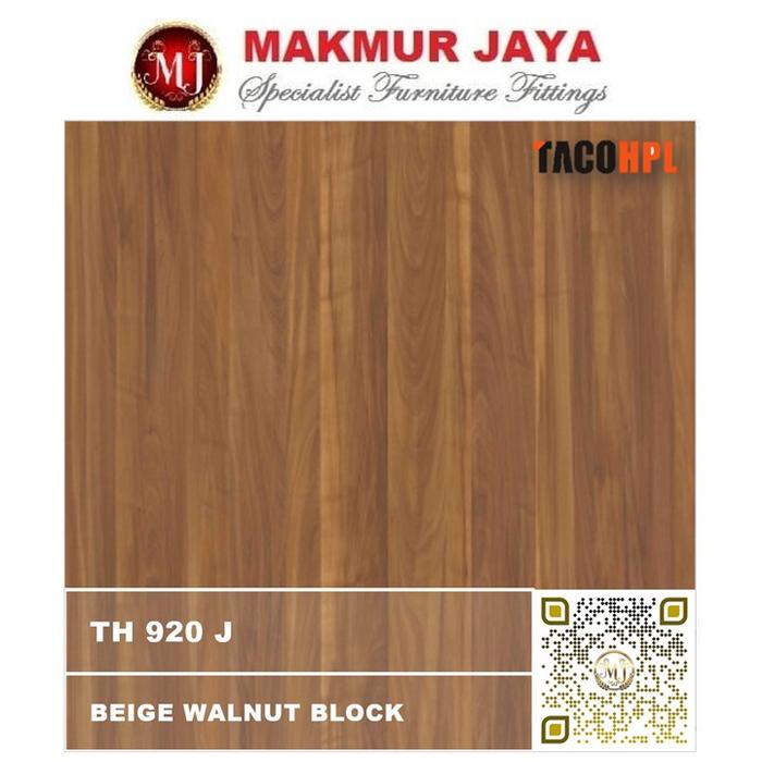 Jual HPL TACO TH 920 J BEIGE WALNUT BLOCK I WOODGRAIN - Kota Tangerang ...