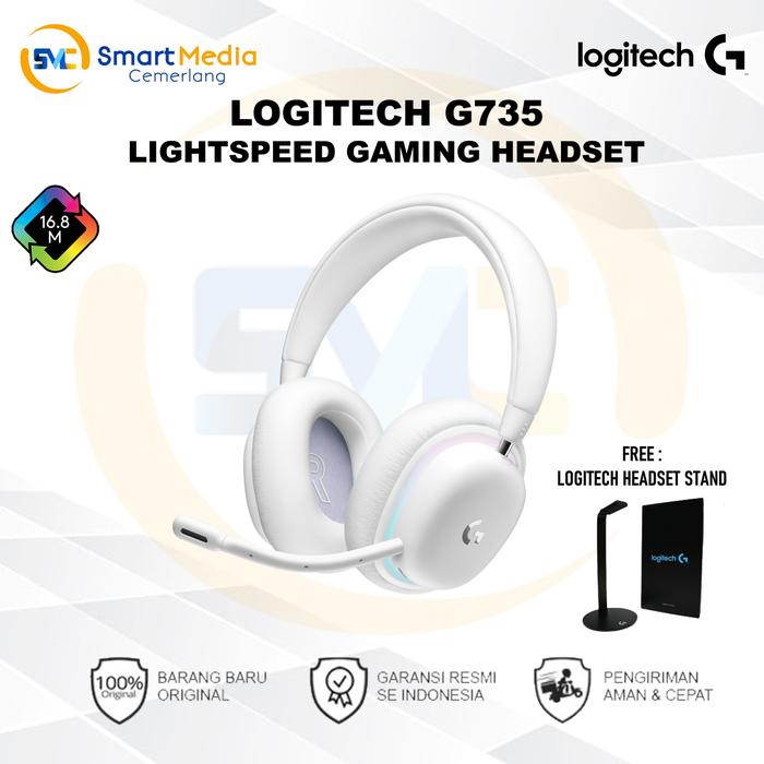Promo Logitech G735 LIGHTSPEED Headset Gaming Wireless Bluetooth Cicil ...