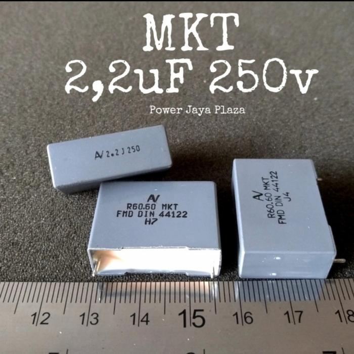 Jual Kapasitor MKT 2,2uF 250v 2.2uF Audiophile Capacitor High Quality - Kota Bandung - Power ...