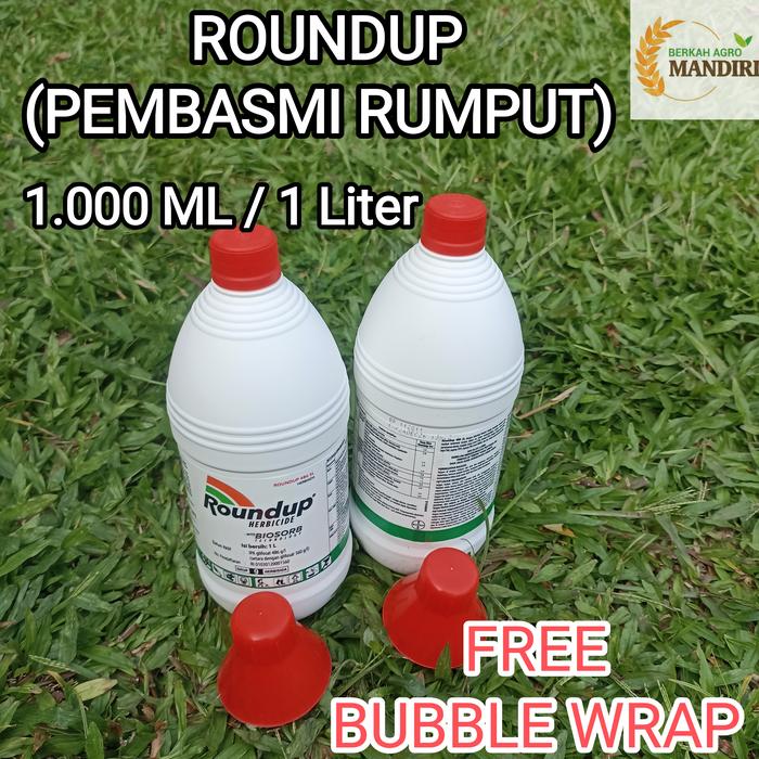 Jual ROUNDUP PEMBASMI RUMPUT LIAR DAN GULMA - ROUND UP 1 LITER 1L - Kab ...