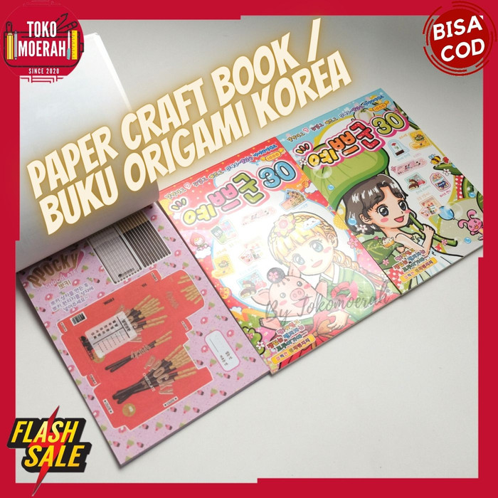 Jual BUKU PAPERCRAFT BUKU ORIGAMI LUCU UNIK ORIGAMI KOREA PAPERCRAFT ...