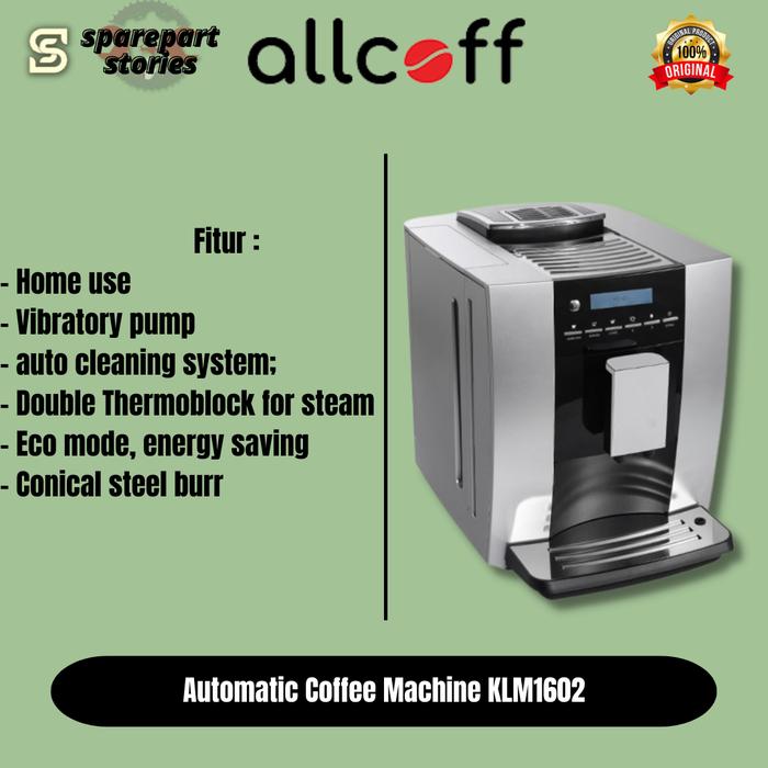 Jual Fully Automatic Coffee Machine ALLCOFF KLM1602 - Jakarta Pusat ...