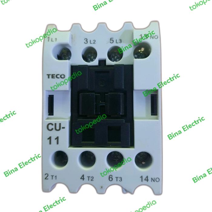 Jual Kontaktor TECO CU-11 / Magnetic Contactor TECO CU 11 CU11 110V ...