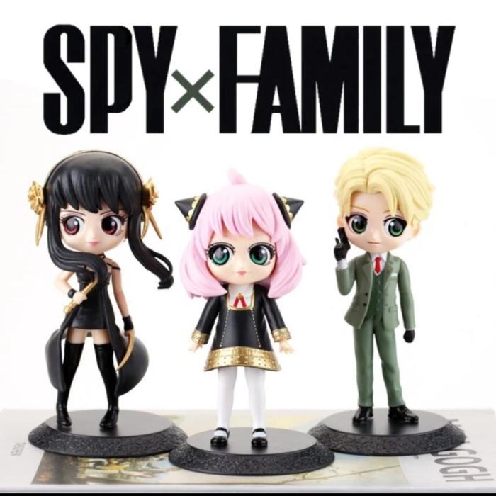 Jual Action Figure Anime Spy X Family Anya Loid Yor Forger Set 6 Pcs ...