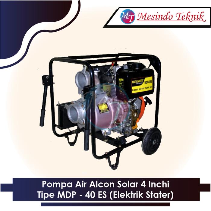 Jual Pompa Air Alcon Solar 4 Inchi Tipe MDP - 40 ES (Elektrik Stater ...