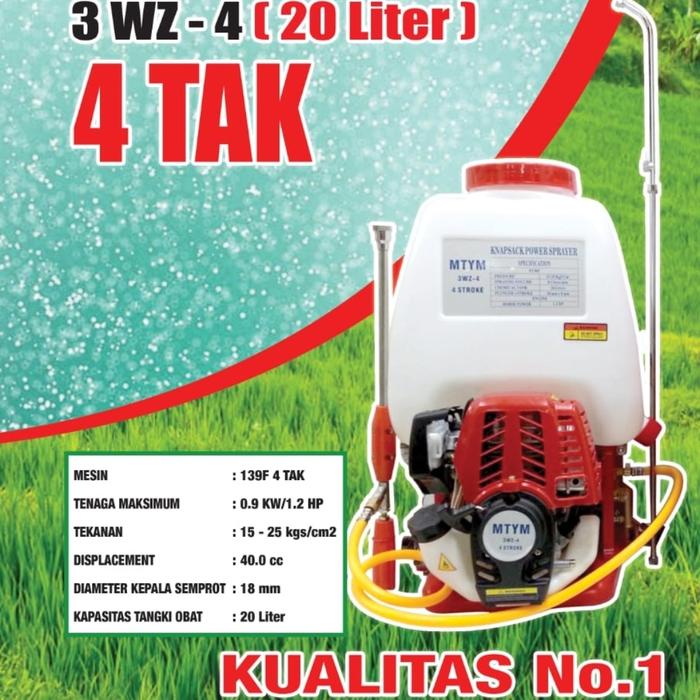 Jual MESIN SPRAYER SEMPROT HAMA GENDONG BENSIN MURNI 4 TAK MOTOYAMA 3WZ 4 - Kota Medan - ISTANA ...