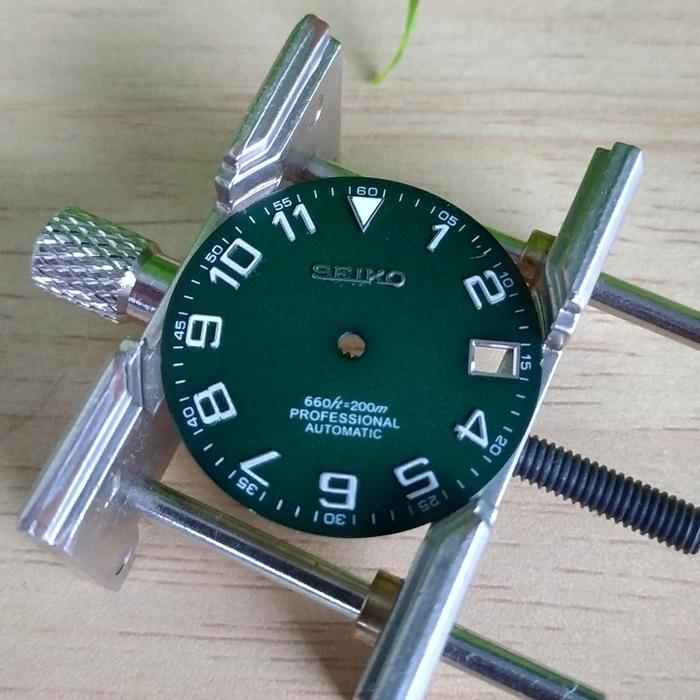 Jual seiko mod dial explorer numeral dark green 7s26 nh35 nh36 - Kota ...
