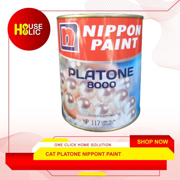 Jual Cat Platone 8000 Nippon Paint 1 Kg Cat Besi Kayu Interior ...