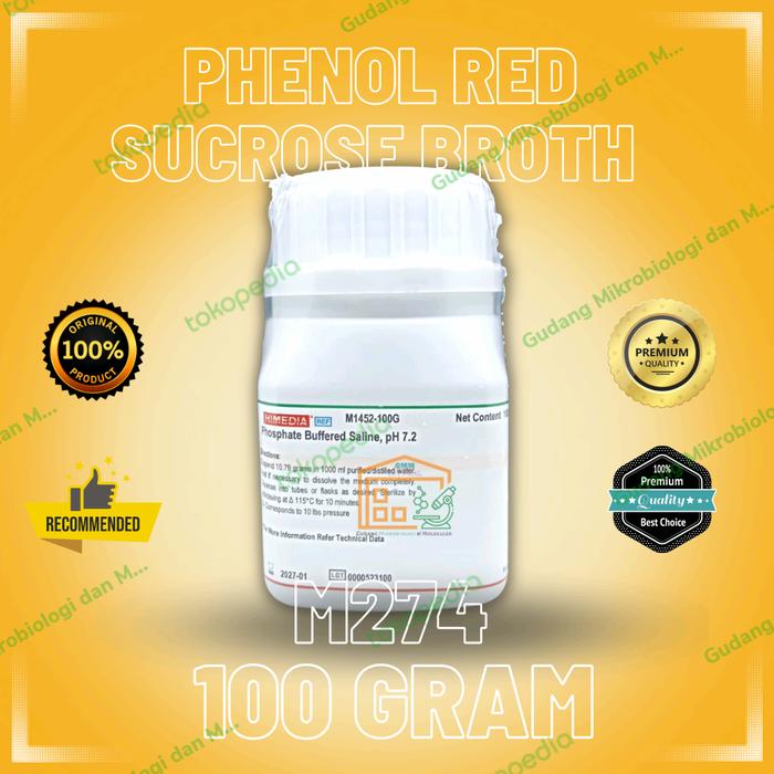 Jual Phenol Red Sucrose Broth - Media Mikrobiologi, 100 gram - Kab ...