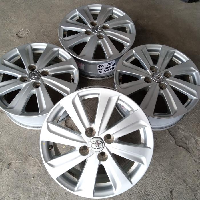 Jual velg mobil bekas murah R15 baut 4×100 ET 45 pas di Agya calya Ayla ...