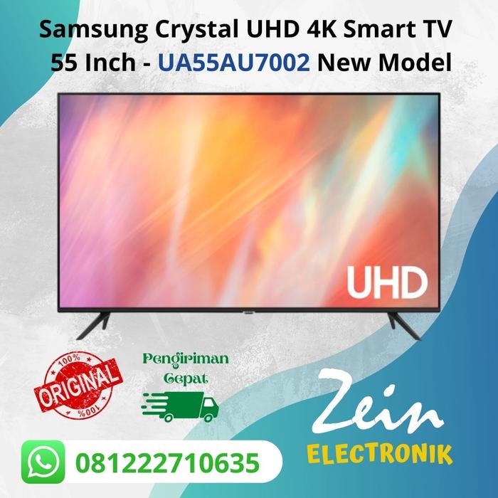 Jual Samsung Crystal UHD 4K Smart TV 55 Inch - UA55AU7002 New Model ...