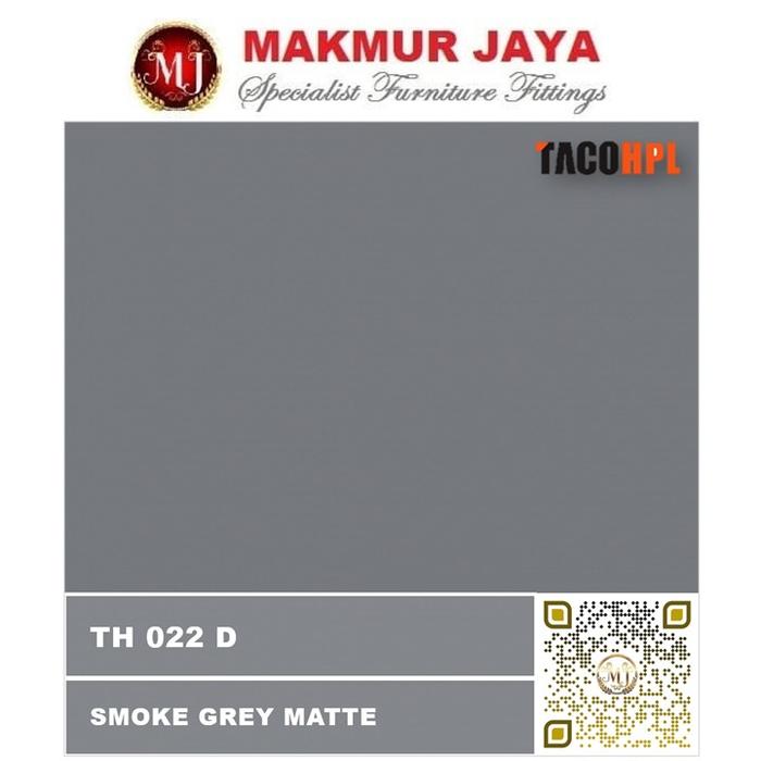 Jual HPL TACO TH 022 D SMOKE GREY MATTE I SOLID MATTE - Kota Tangerang ...