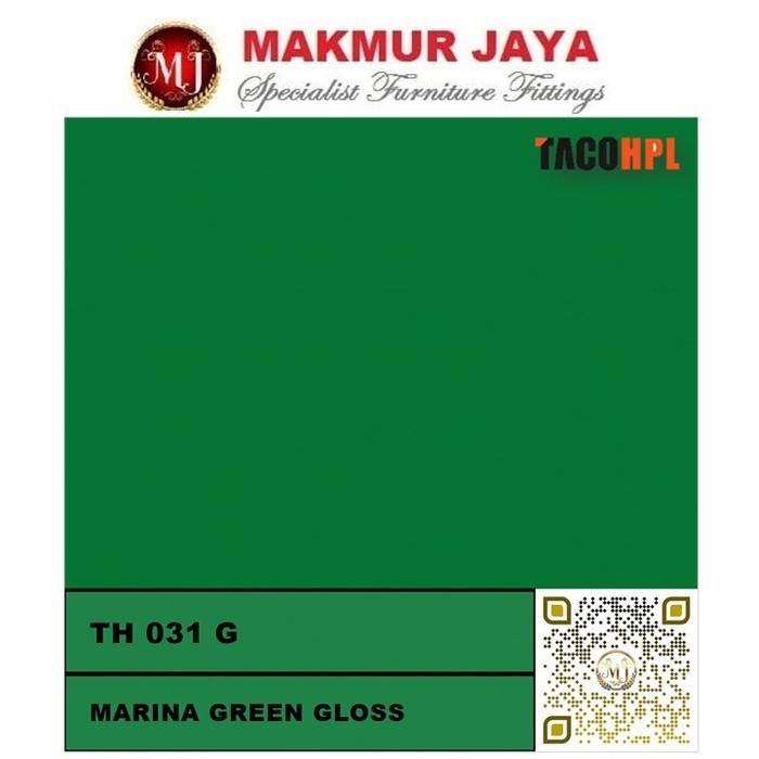 Jual HPL TACO TH 031 G MARINA GREEN GLOSS I SOLID GLOSS - Kota ...