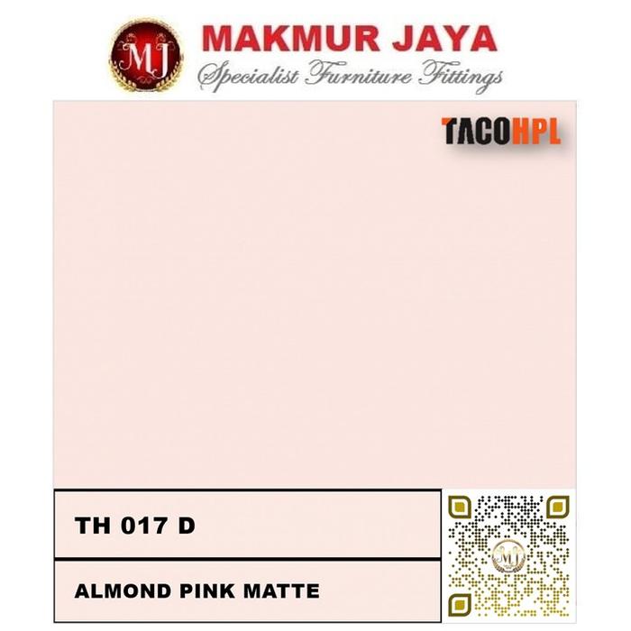 Jual HPL TACO TH 017 D ALMOND PINK MATTE I SOLID GLOSS - Kota Tangerang Selatan - TOKO MAKMUR ...