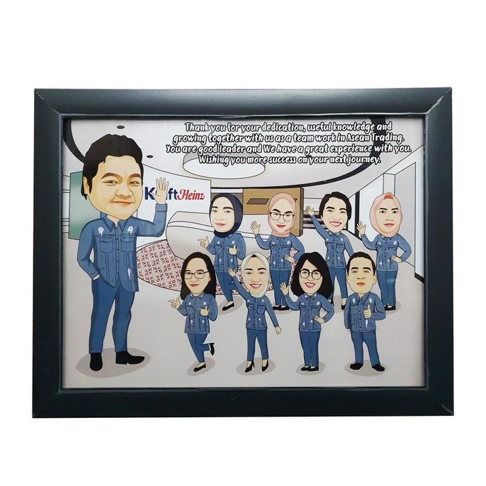 Jual Cetak Karikatur dan Frame 8R 20x25 - Jakarta Barat - ID Karikatur ...