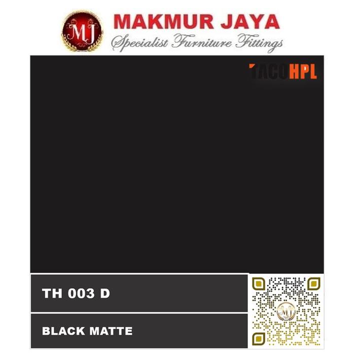 Jual HPL TACO TH 003 D BLACK MATTE I SOLID MATTE - Kota Tangerang ...