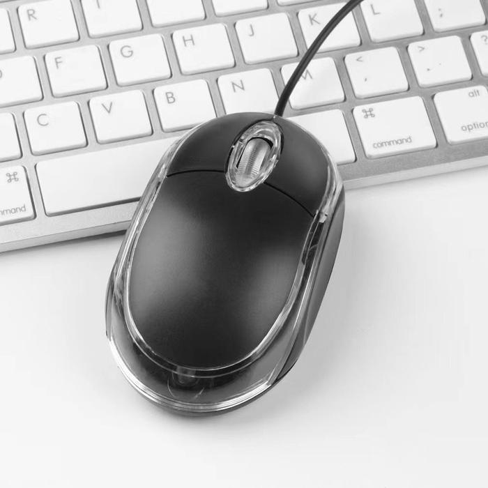 Jual Mouse USB Standart Ultra Slim Mini Ergonomic Notebook Pc CCTV ...