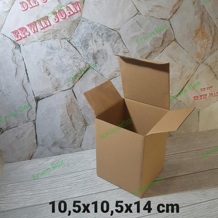 Jual Kardus Box uk. 10,5x10,5x14 cm Kotak Die Cut Botol DB - Jakarta ...
