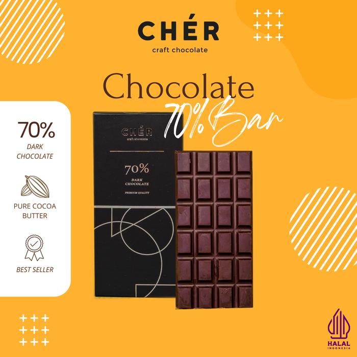 Jual Cher Dark Chocolate 70% (discount price) - Kota Bandung - Cher ...