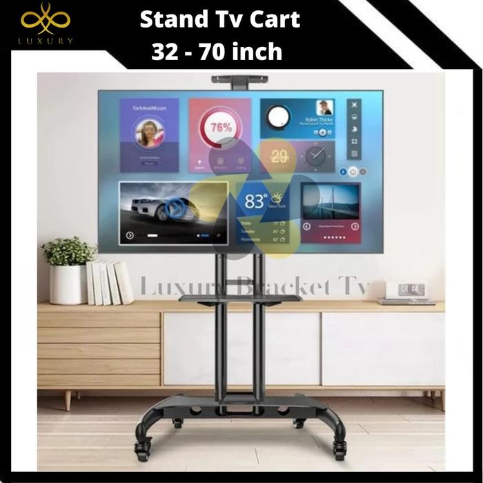 Promo Standing Bracket tv North Bayou NB AVA 1500-60-1P 32-70 INCH NEW ...