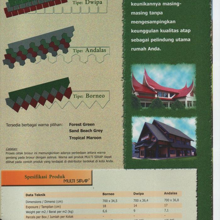 Jual Multi sirap atap zincalume type Borneo - Jakarta Barat - Metal ...