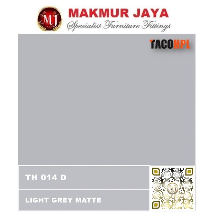 Jual HPL TACO TH 014 D LIGHT GREY MATTE I SOLID MATTE - Kota Tangerang Selatan - TOKO MAKMUR ...