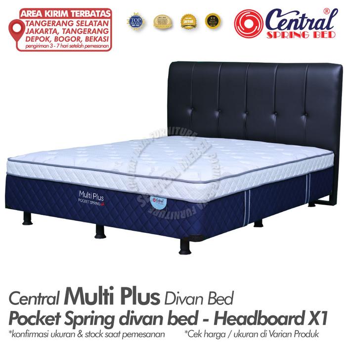Jual spring bed central Multi Plus pocket spring divan bed - X 1, 90 x 200 cm - Kota Tangerang ...