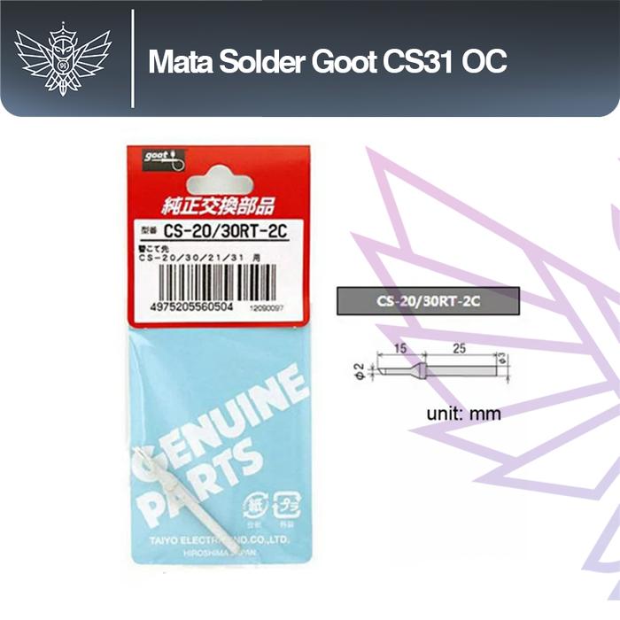 Jual Mata Solder Goot Cs31 Oc / Mata Solder Goot - Jakarta Pusat ...