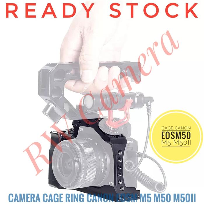 Jual Cage Rig Camera Canon Eosm50 Eos M5 M50 Hand Grip Bracket Not ...