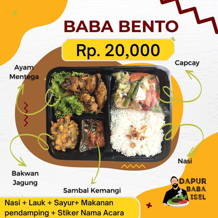 Jual Nasi Bento Nasi Kotak Lunch Box Murah Enak - Baba Bento Paket Spesial - Jakarta Timur ...