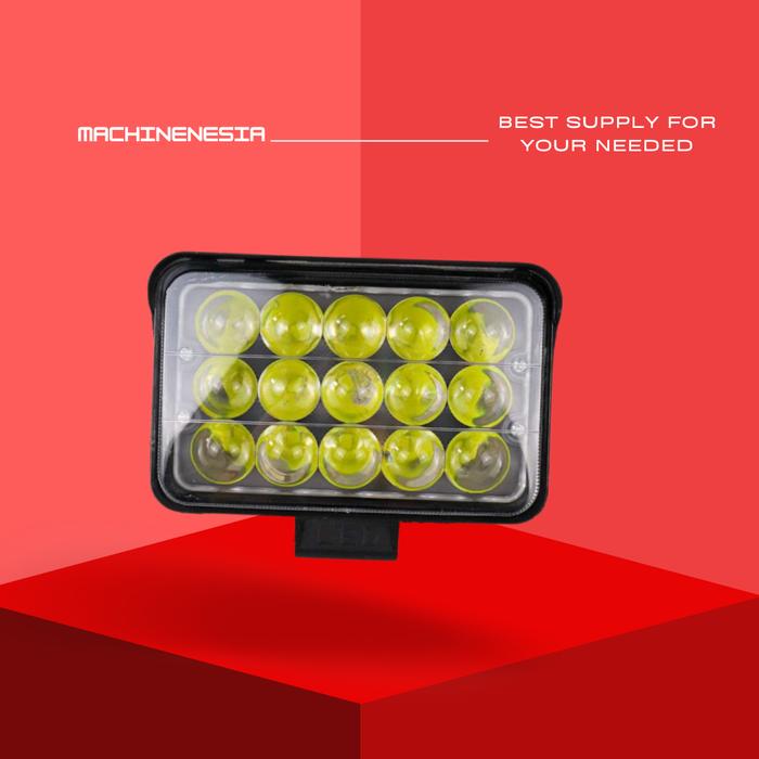 Jual LAMPU TEMBAK MOBIL OFFROAD MOTOR ALAT BERAT SOROT 15 MATA LED 45W ...