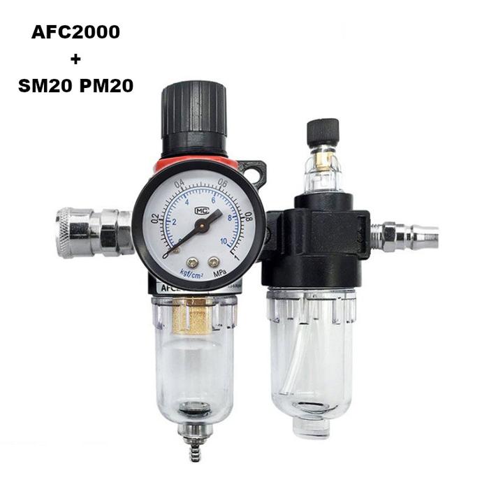 Jual Mini Air Control Unit 1/4 Inch Filter Kompresor Udara Regulator ...
