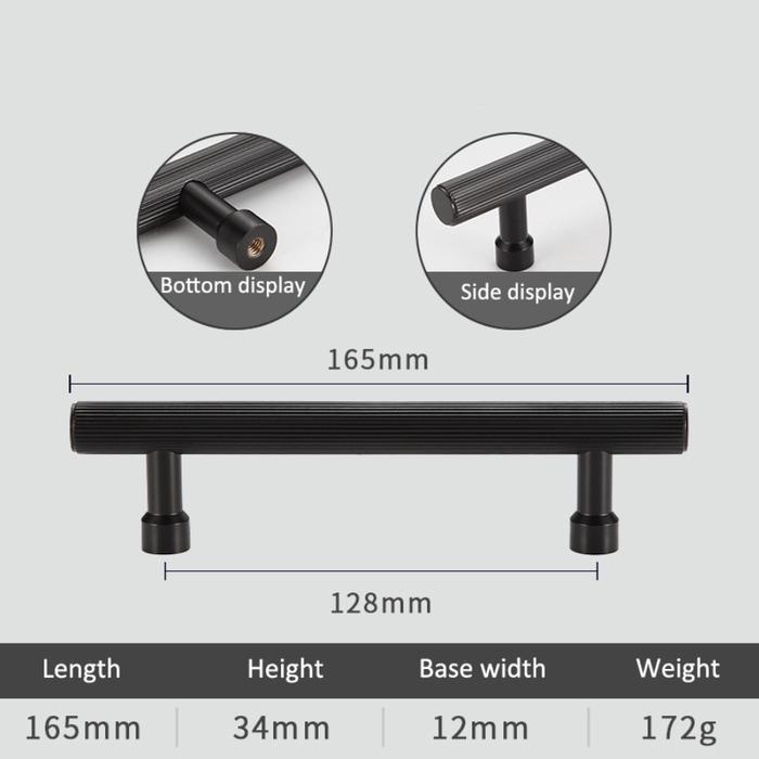 Jual Gagang Pintu Lemari Laci Brass Vertical Pattern Modern full ...