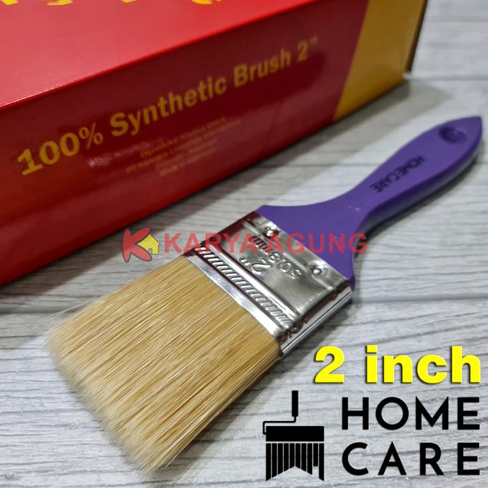 Jual Kuas Cat Sintetis 2" HOME CARE Bulu Halus / Synthetic Brush 2 inch ...