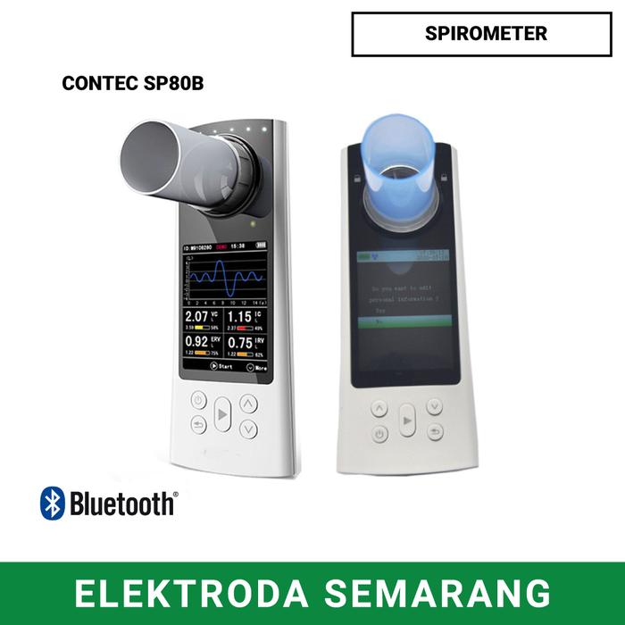 Jual Contec SP80B Digital Handheld Spirometer Diagnosa Pernafasan Paru ...