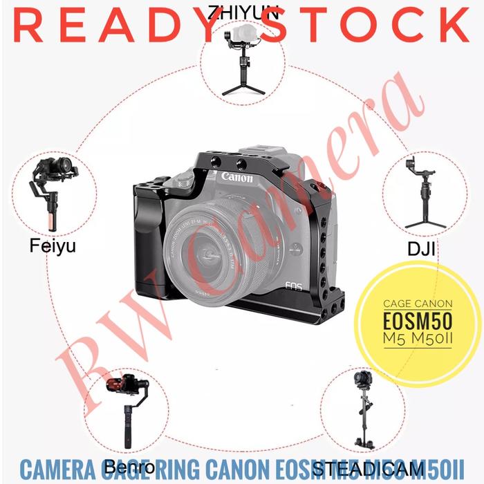 Jual Cage Rig Camera Canon EOSM50 EOS M5 M50 Hand Grip Bracket Not ...