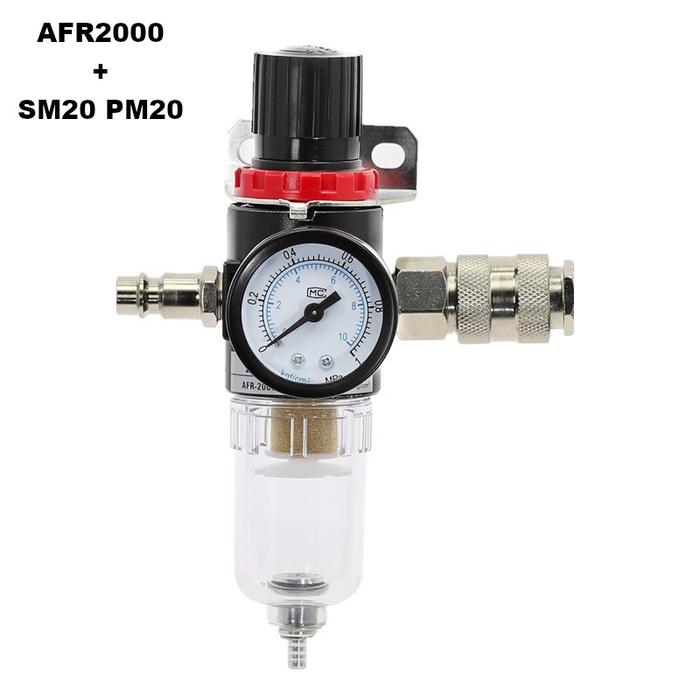 Jual Mini Air Control Unit 1/4 Inch Filter Kompresor Udara Regulator ...