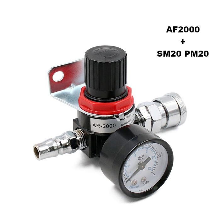 Jual Mini Air Control Unit 1/4 Inch Filter Kompresor Udara Regulator ...