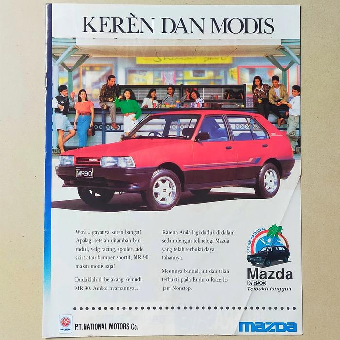 Jual Iklan jadul Mobil Mazda MR90 - original dari majalah lawas - Kota ...