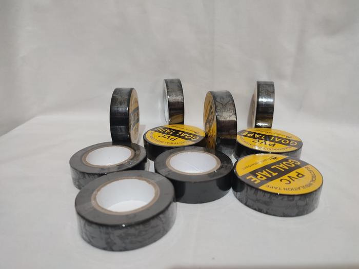 Jual Isolasi Hitam / Lakban Listrik PVC GOAL TAPE 18mm x 17yd - Kab ...