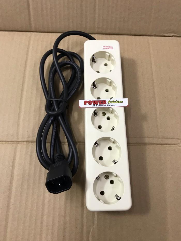 Jual Power Converter UPS APC C14 to Stopkontak 5 socket + kabel 1.5mm ...